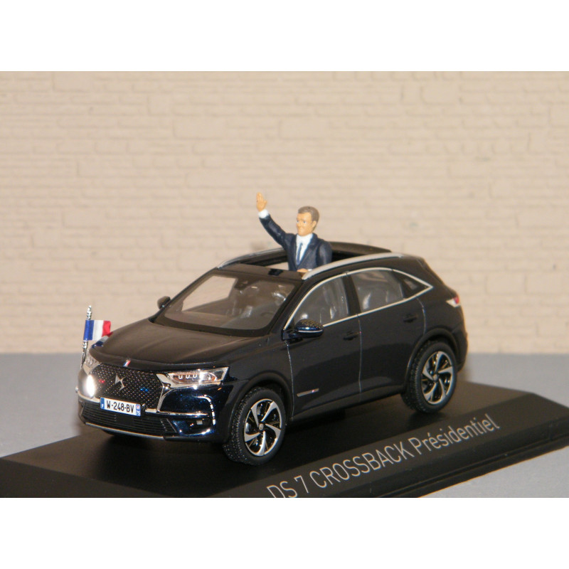 Miniature CITROEN DS 7 CROSSBACK PRESIDENTIEL 2017 AVEC FIGURINE DU ...