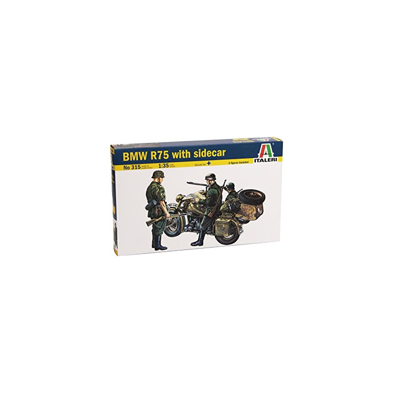 Maquette BMW R75 SIDE CAR 1/35 ITALERI