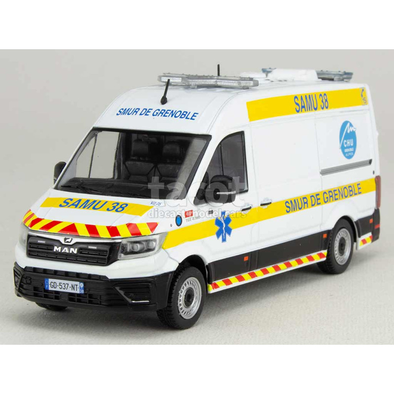 MINIATURE MAN TGE L2H2 GIFA AMBULANCE DE REANIMATION SAMU 38 SMUR DE ... MINIATURE MAN TGE L2H2 GIFA AMBULANCE DE REANIMATION SAMU 38 SMUR DE ...