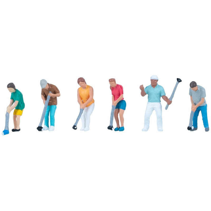 Miniature PERSONNAGES JOUEURS DE MINI-GOLF 1/87 FALLER