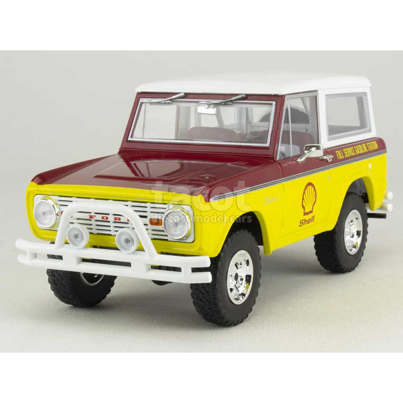 MINIATURE FORD BRONCO 1969 SCHELL 1/24 GREENLIGHT