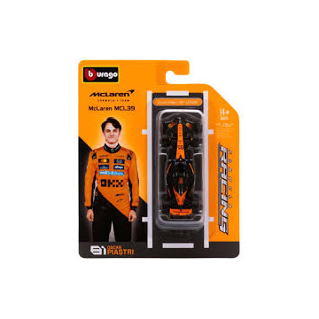 Miniature MCLAREN F1 MCL39 TEAM MCLAREN N°81 OSCAR PIASTRI 2025 1/64 BURAGO