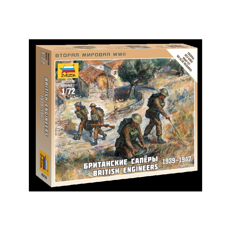 SAPEURS BRITANNIQUES 1939-1942 1/72 ZVESDA